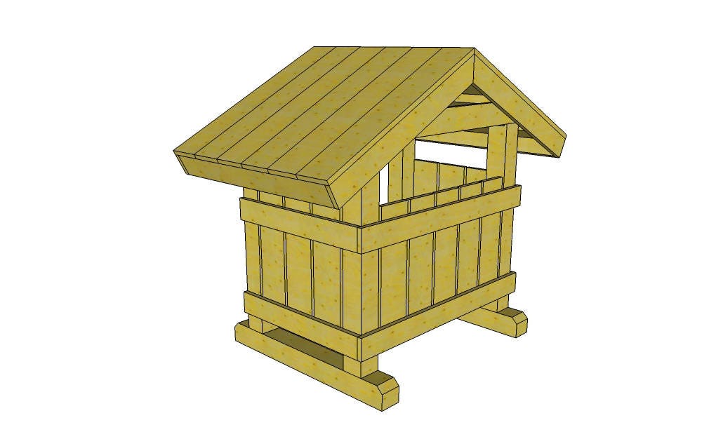 OUTDOOR NATIVITY STABLE -- Plans - Etsy