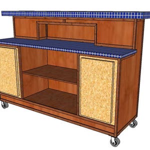 ROLL AROUND BAR -- Plans - Etsy