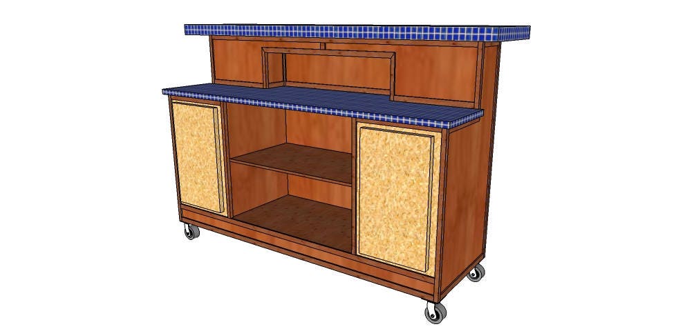 ROLL AROUND BAR -- Plans - Etsy