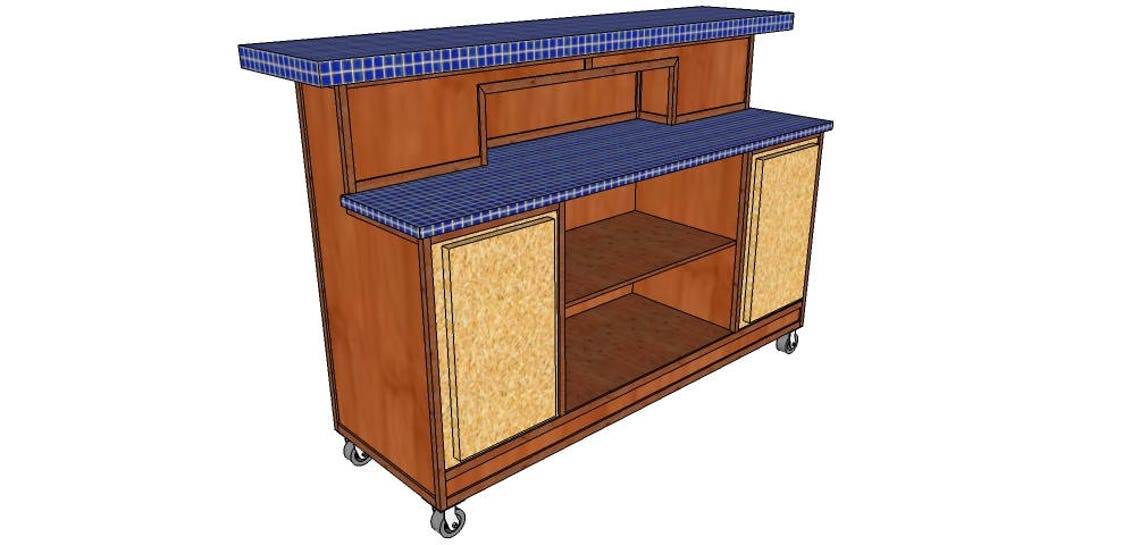 ROLL AROUND BAR -- Plans - Etsy