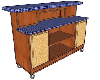 ROLL AROUND BAR Plans - Etsy