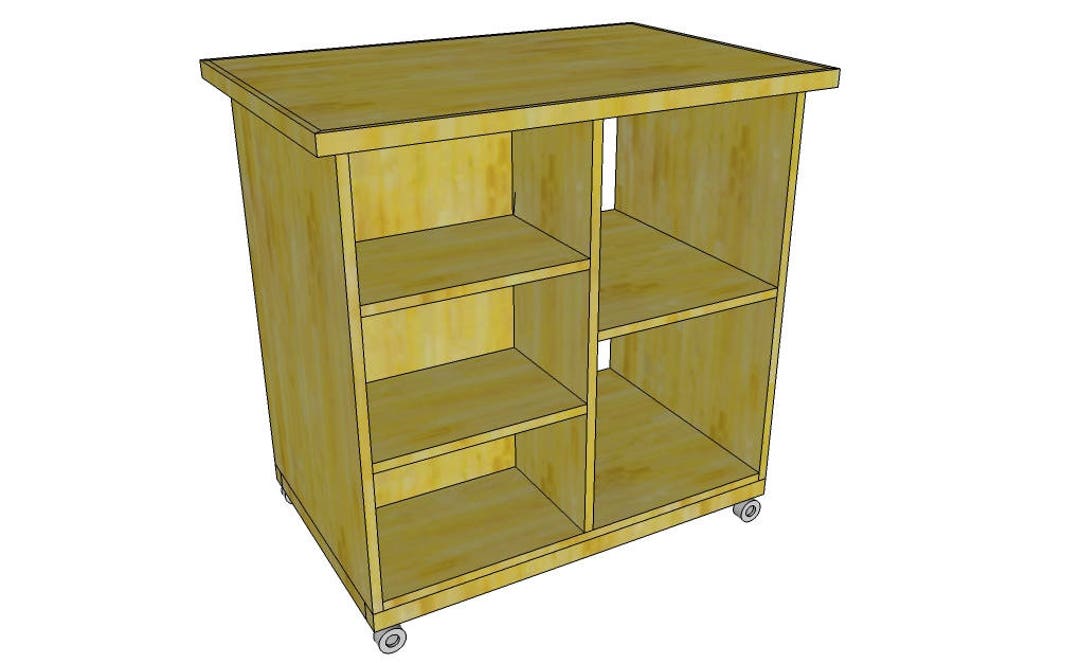 CRAFT / HOBBY CART -- Plans - Etsy