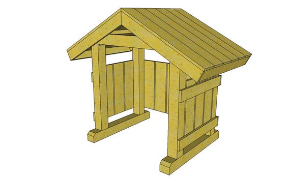 Tabletop Nativity Stable Plans