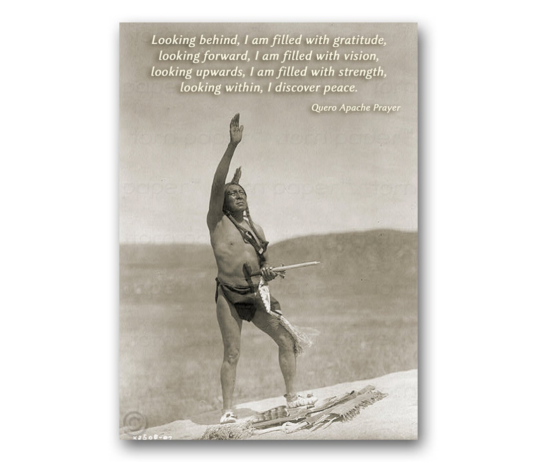 Native American Prayer About Gratitude, Peace & Harmony - Edward Curtis ...