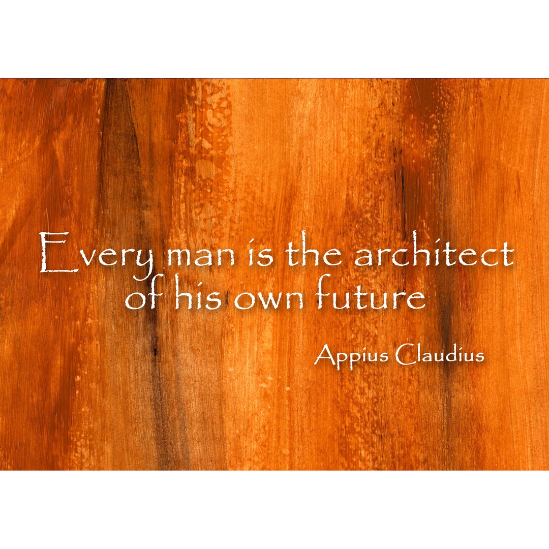 Graduation Card - INSPIRATIONAL Quote - 5"x7" CARD "every Man is the ...