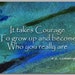 INSPIRATION & ENCOURAGEMENT Quote by E.e. Cummings - 5" X 7" Greeting ...