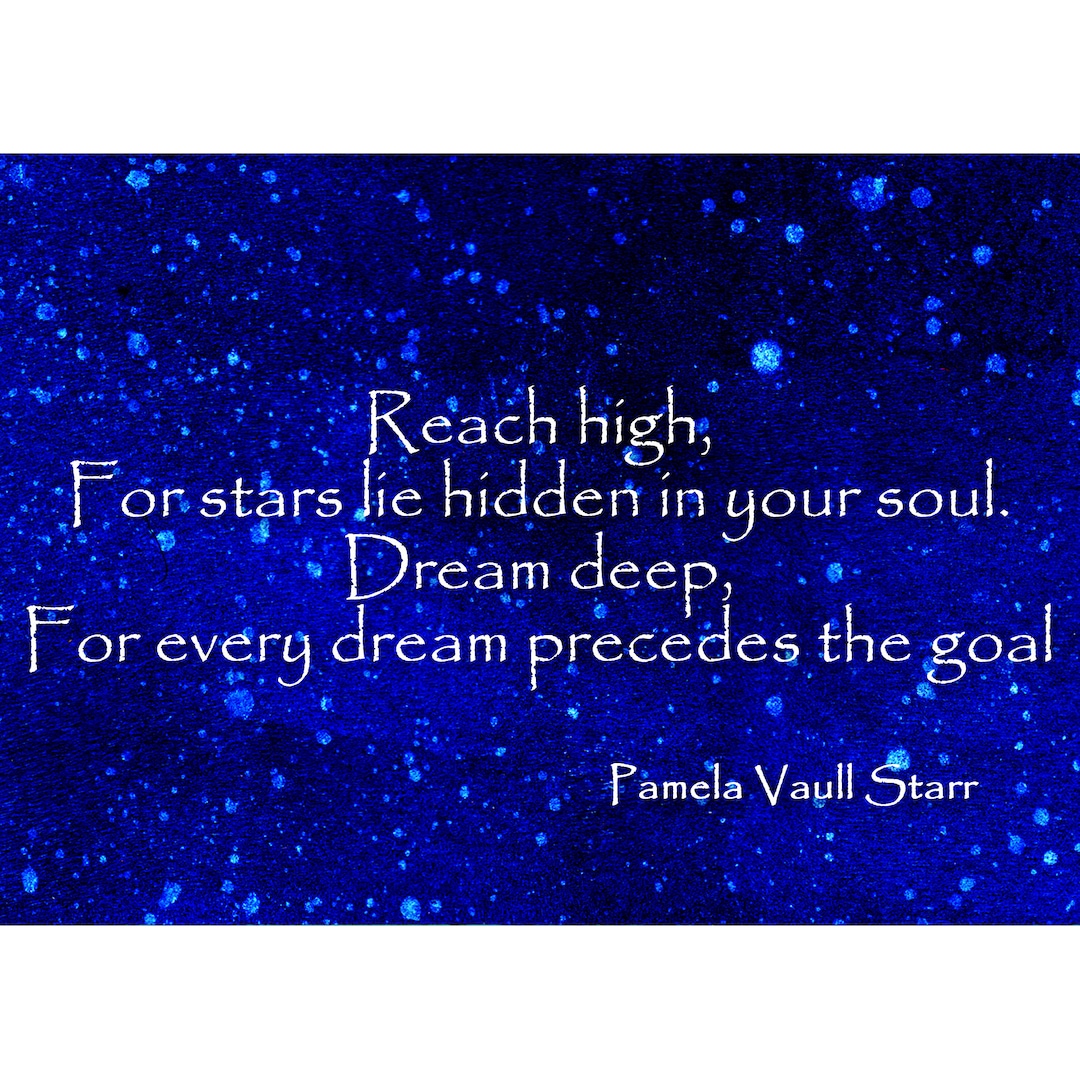 GRADUATION CARD - Reach for the Stars - Also Available as a Print ...