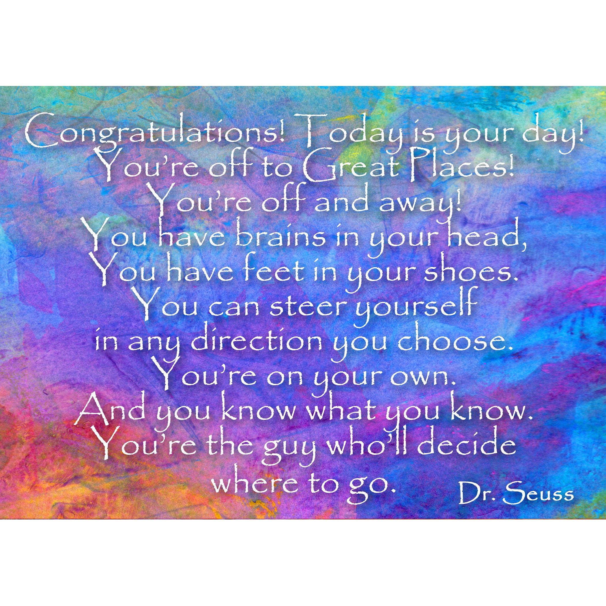 Graduation Quotes Dr Seuss