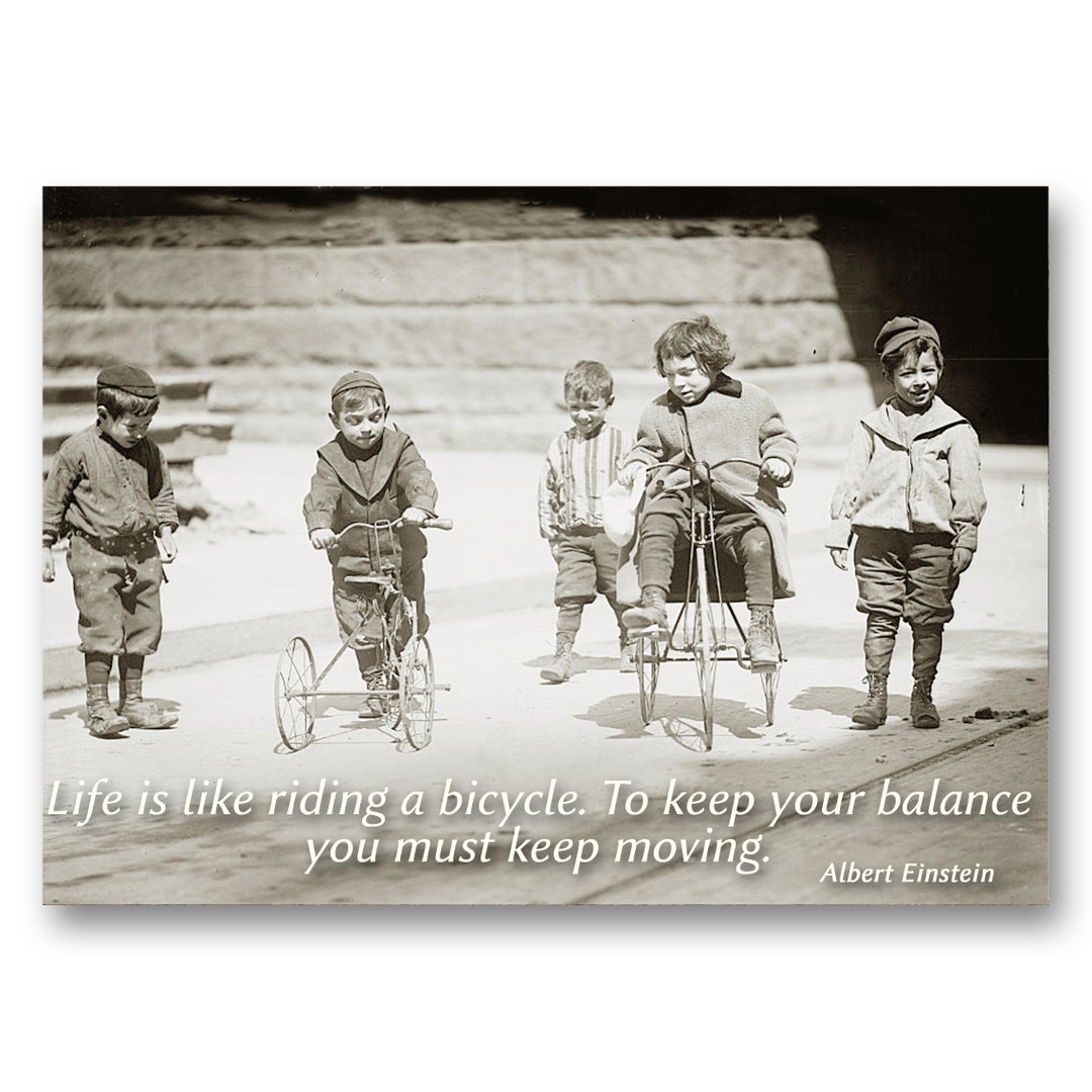 GRADUATION CARD - Quote About Life by Albert Einstein - Also Available ...