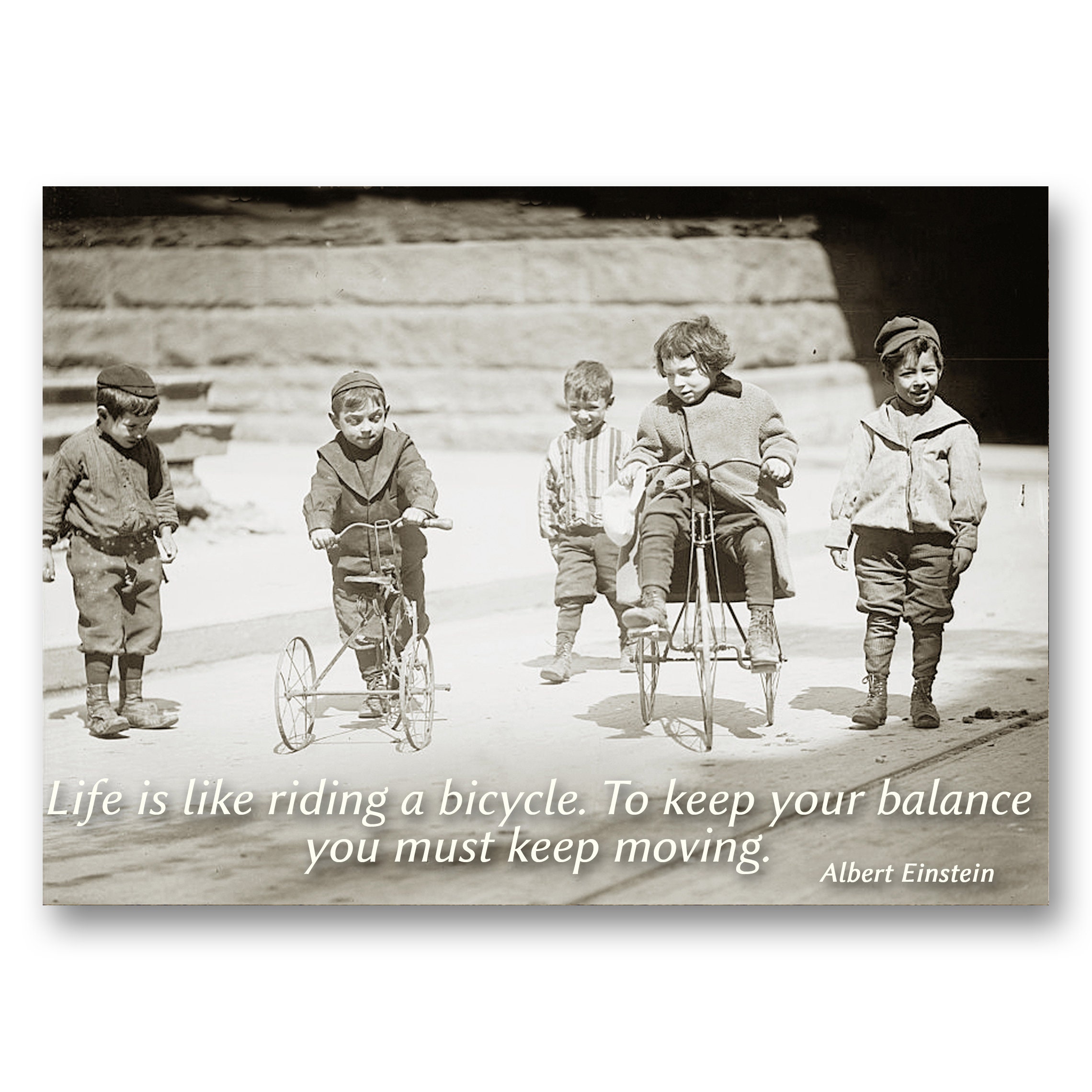 GRADUATION CARD - Quote About Life by Albert Einstein - Also Available ...