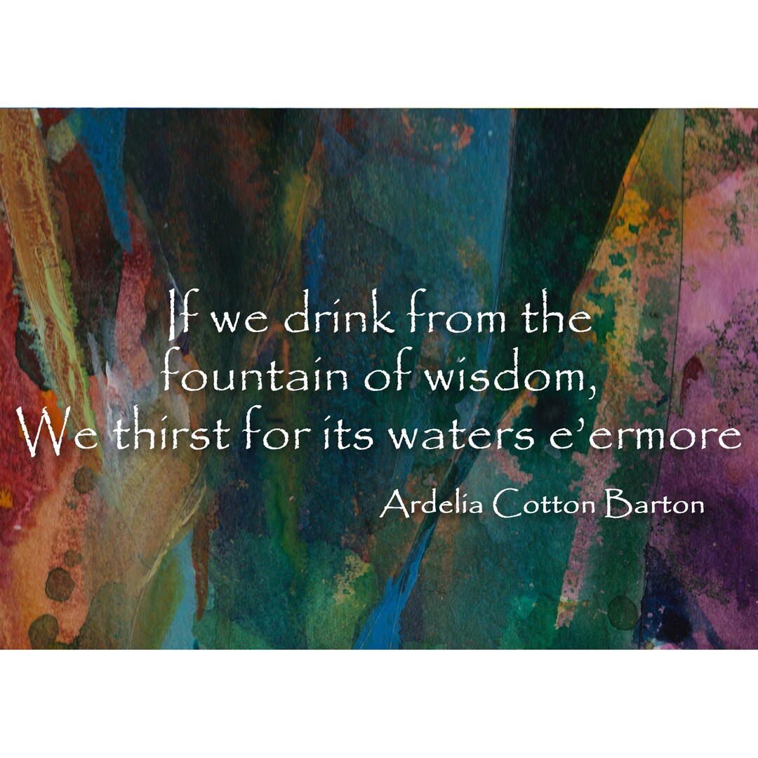 GRADUATION CARD - Inspirational Quote About Wisdom - Also Available as ...
