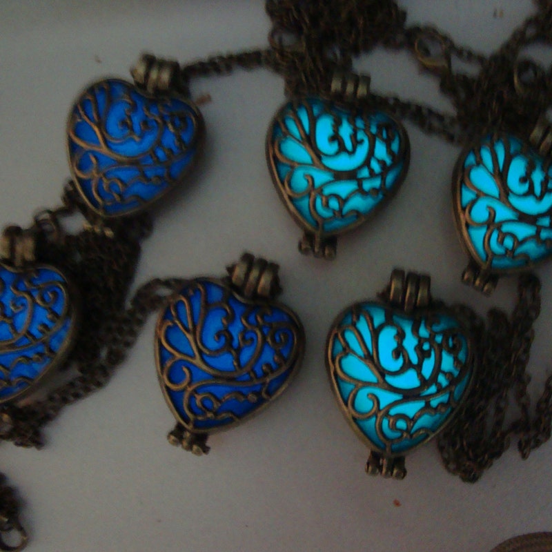Glow in the Dark Locket - Etsy