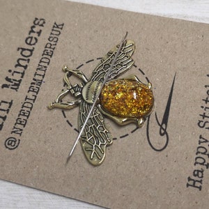 Gold Bee Needle Minder, Needle Keep, Needle Minder, Needle Magnet ...