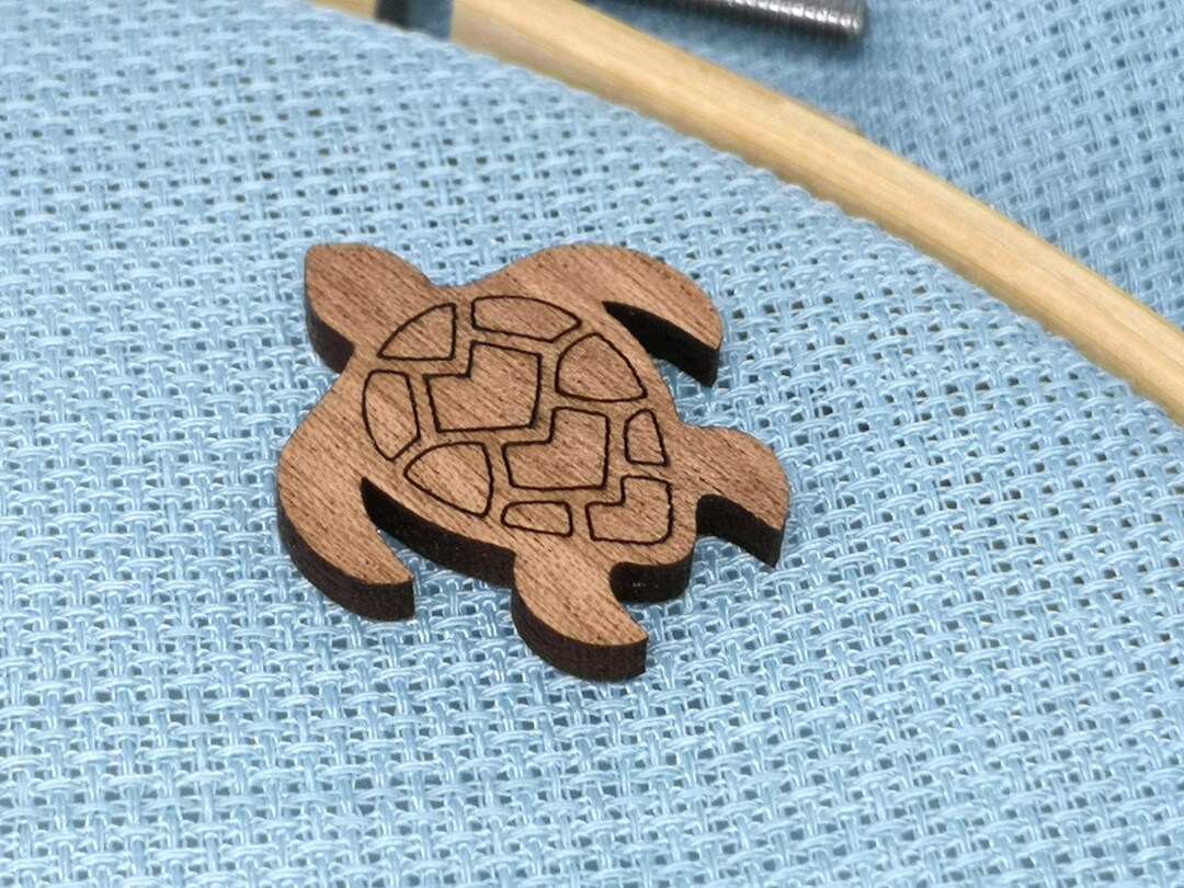 Turtle Needle Minder, Wooden Needle Minder, Needle Keep, Magnetic ...