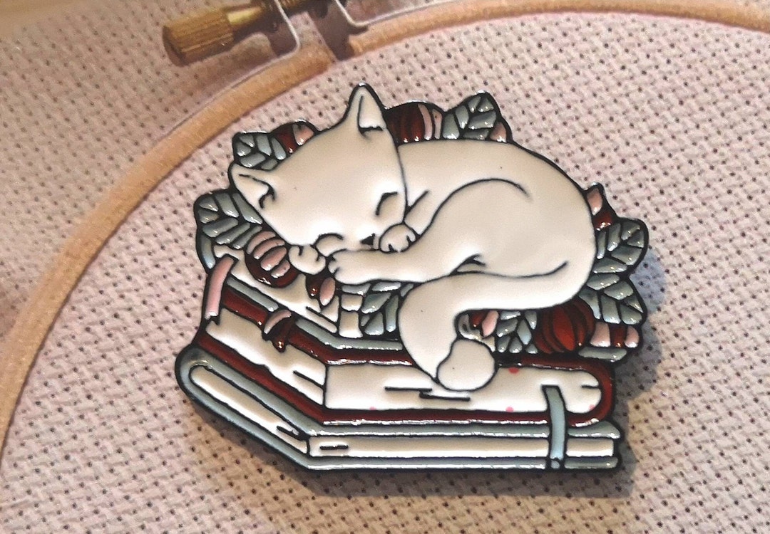 Cat Needle Minder, Needle Keep, Needle Magnet, Needle Nanny, Cross ...