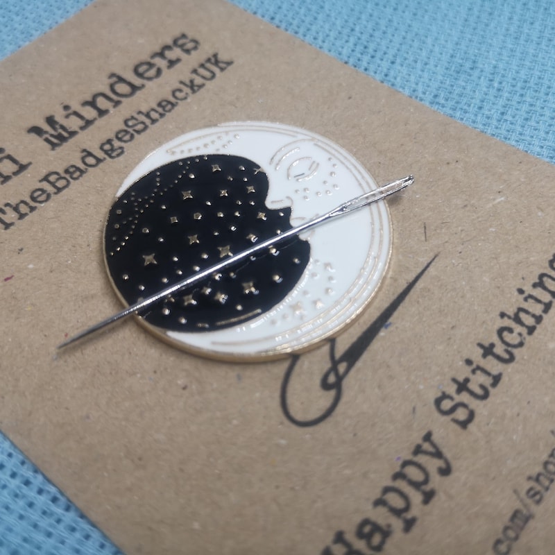 Needle Point Moon - Etsy UK