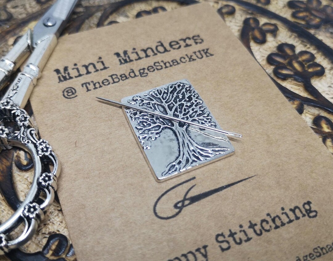 Silver Tree of Life Needle Minder, Needle Minder , Needle Keep, Needle ...