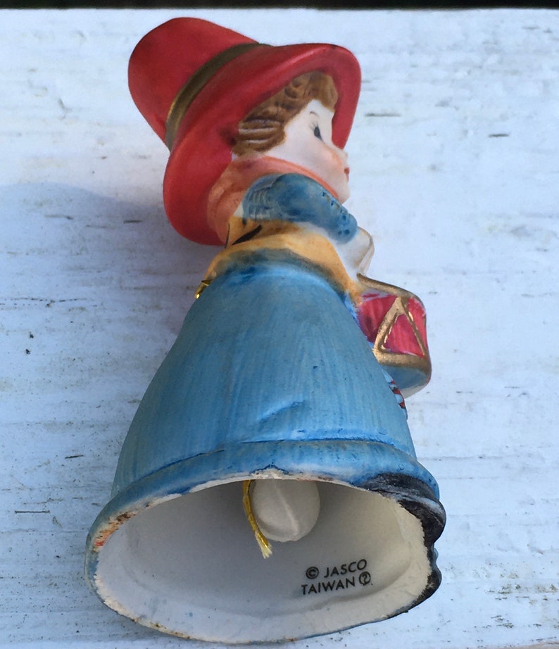 Vintage Jasco Merri-bells Little Boy Drummer Bisque Porcelain Bell - Etsy