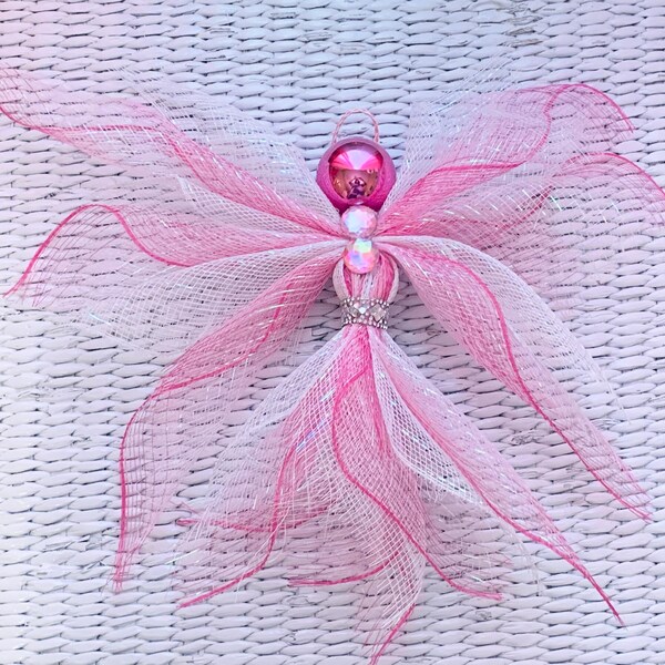 Deco Mesh Angel - Etsy