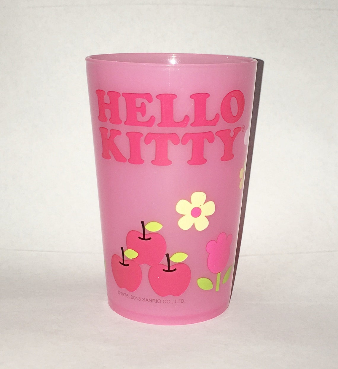 Vintage Hello Kitty Pink Plastic Tumbler Cup Hello Kitty Dishes - Etsy