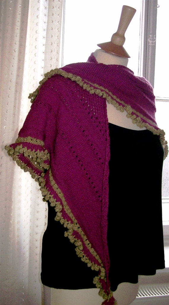 Knitting Pattern Shawl Neck Warmer Wrap Scarf Versatile | Etsy