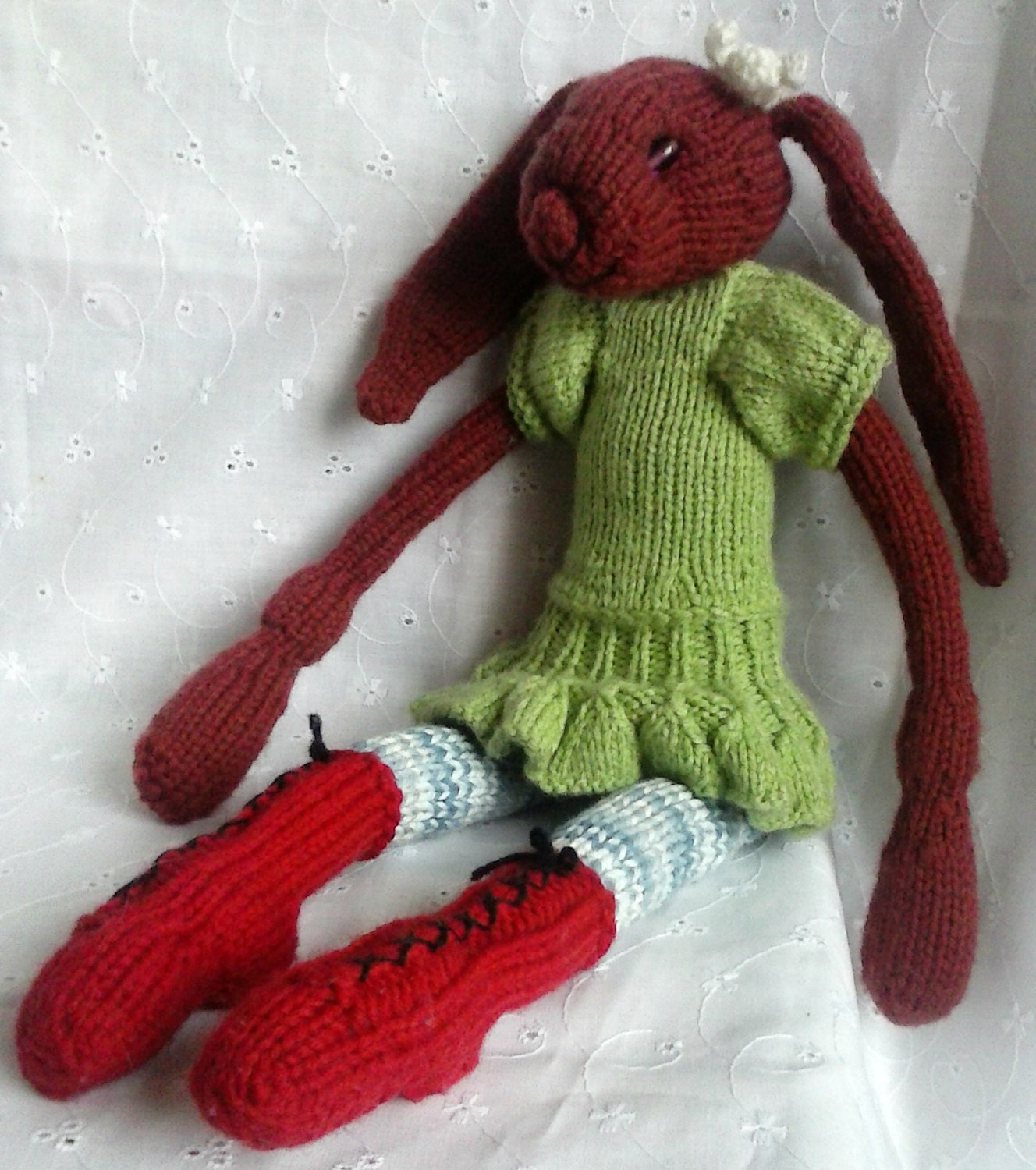 Knitting Pattern for a Hare Doll/toy. Miyu (beautiful Moon) Hare. - Etsy