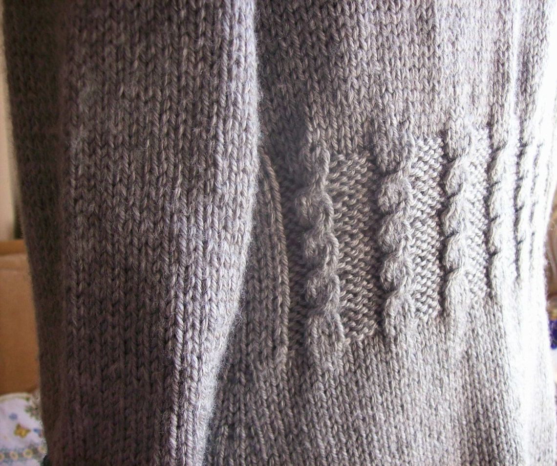 Knitting Pattern for a Long-line Cardigan - Etsy