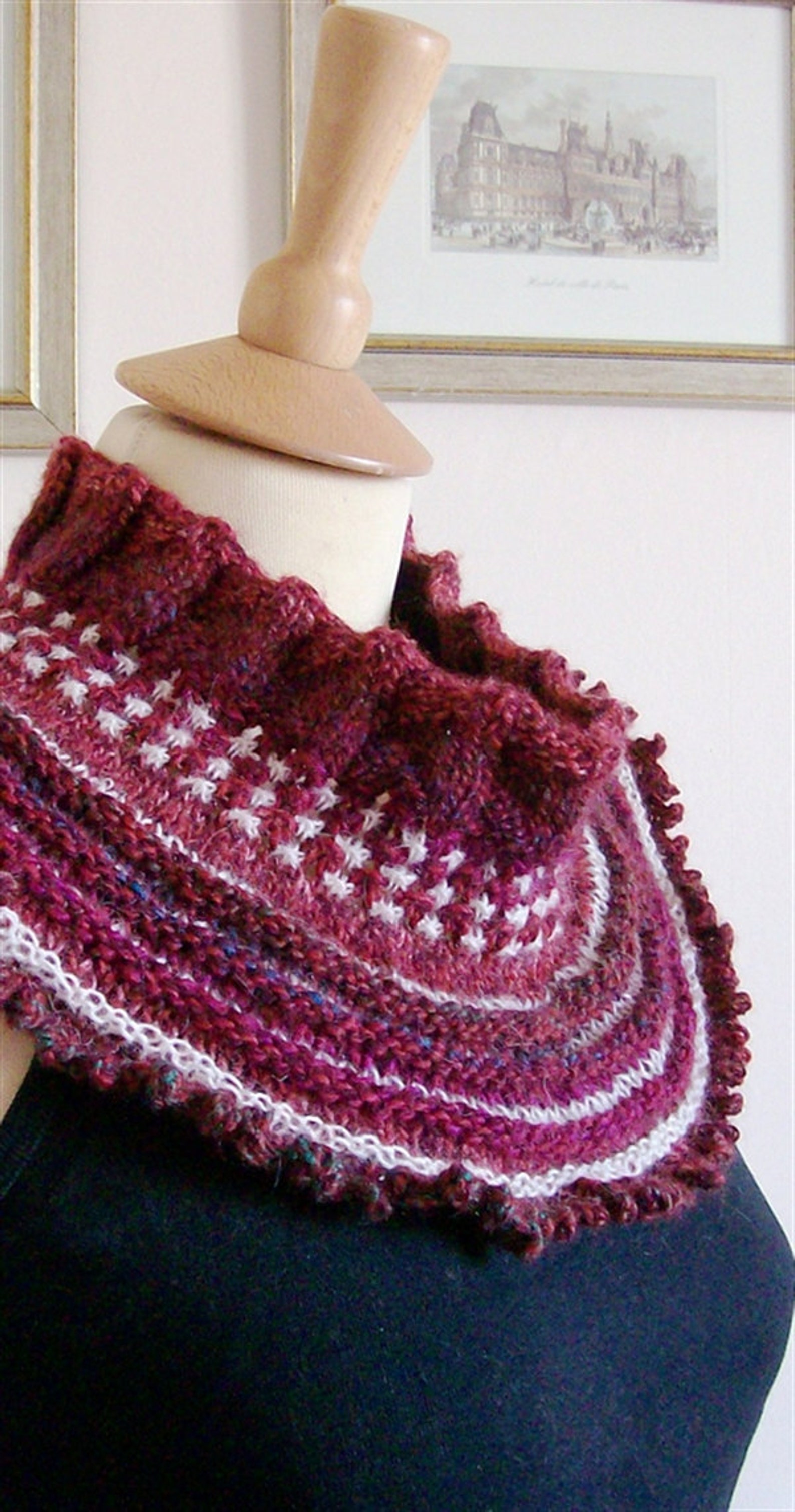 Knitting Pattern, Cowl, Neck Warmer, Shoulder Warmer, Stylish, Elegant ...