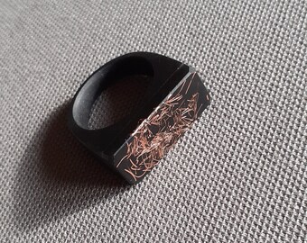 Copper Signet Ring - Etsy