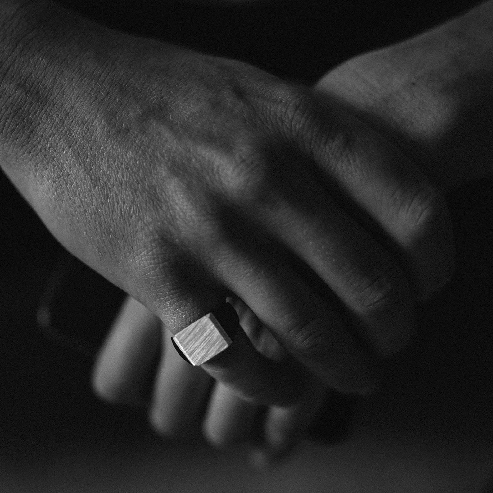 Signet With Aluminum Aluminum Signet Ring Resin Jewellery | Etsy