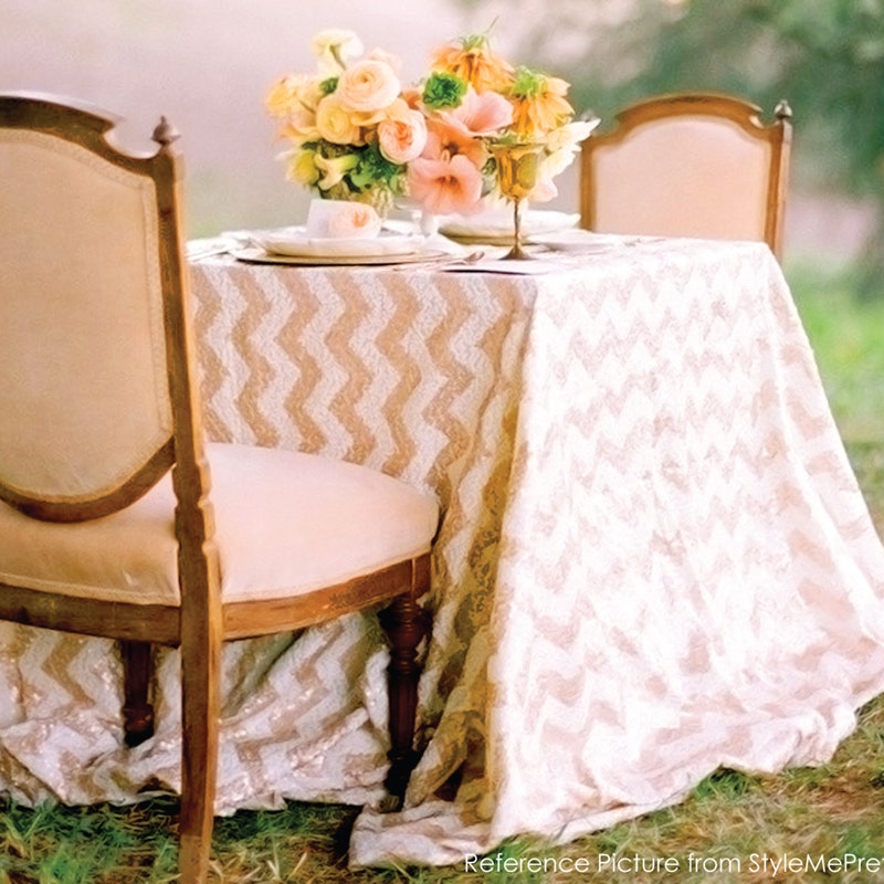 Chevron Tablecloth - Etsy