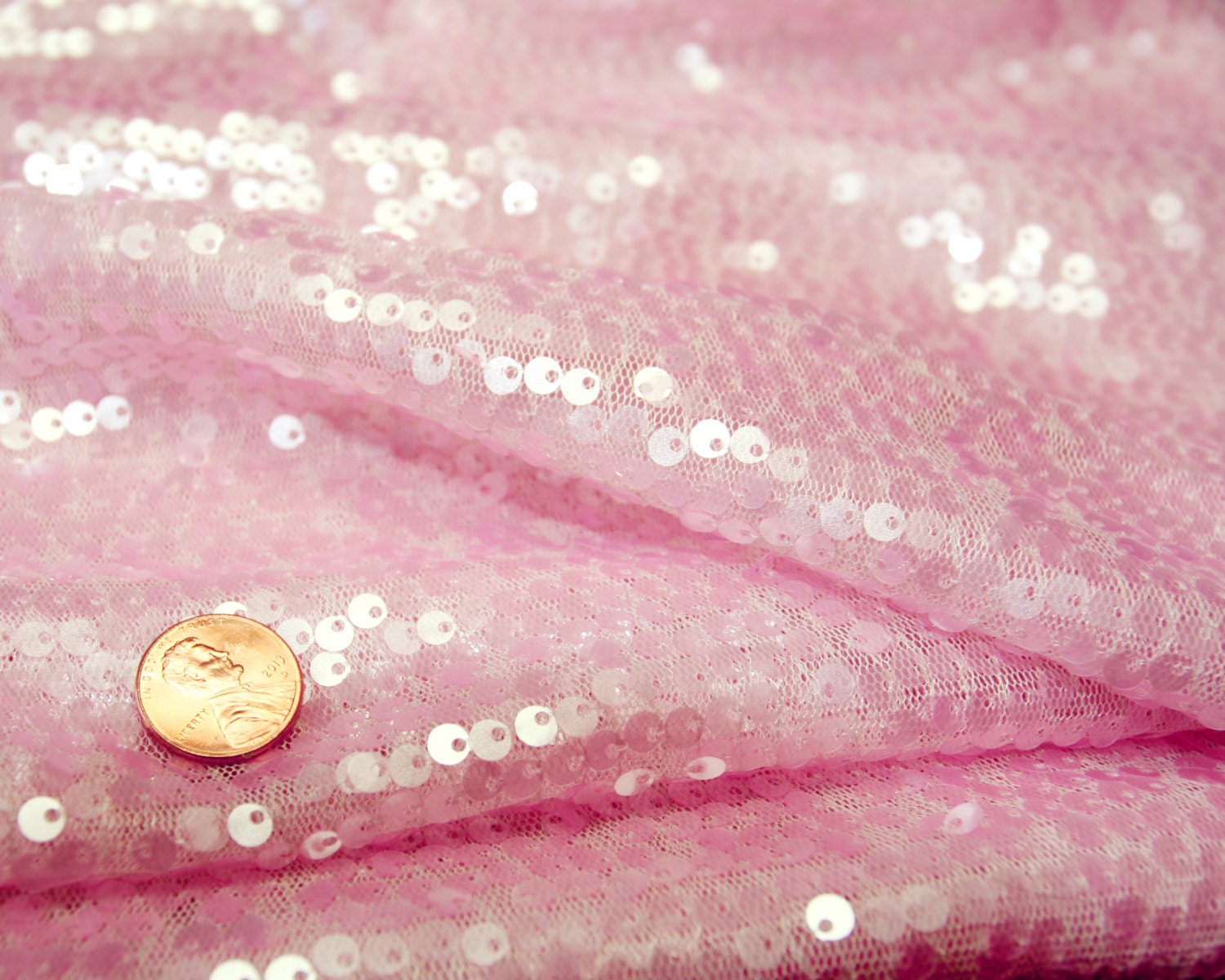 Blush Pink Sequin Table Cloth MADE TO ORDER, Shimmer Sparkly Light Pink ...
