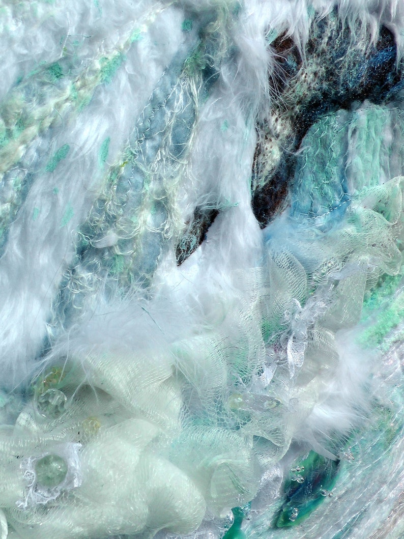 Textile Waterfall. Healing Fabric Art Cascades of Water - Etsy