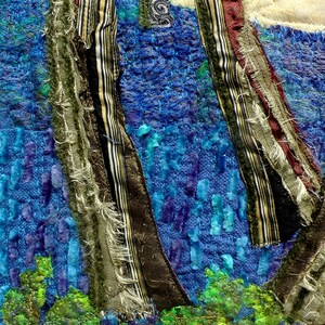 Original Art Bluebells Wall Hanging. Woodland Flowers. English ...
