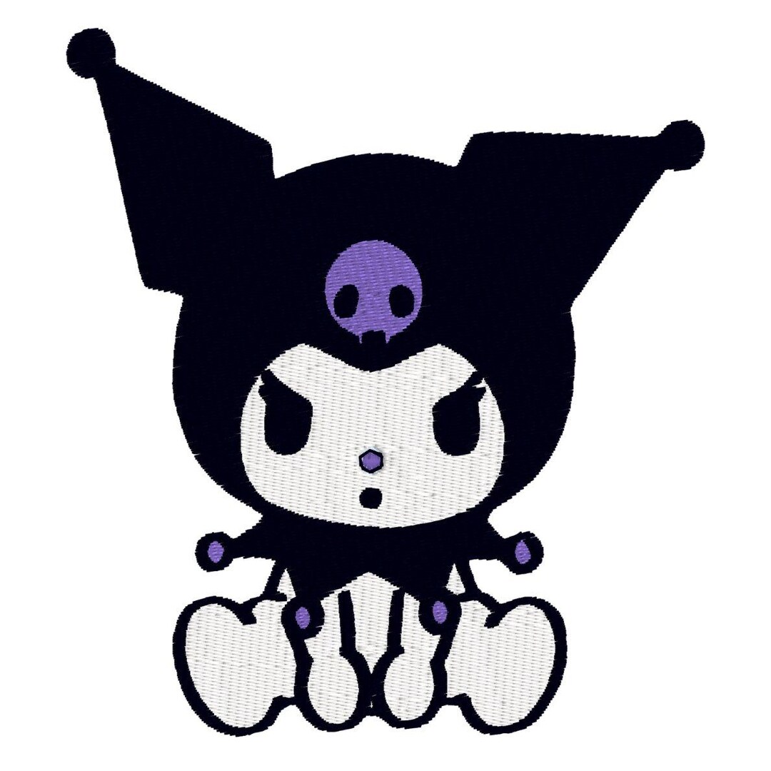 Kuro Embroidery Design- 2sizes - Cute Evil Bunny Kuro Doll Machine ...