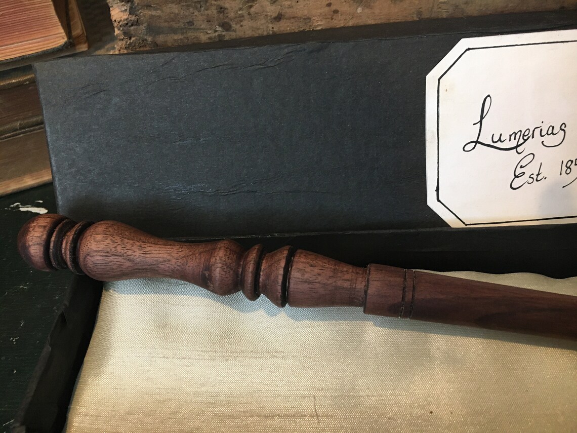 13 1 2 Black Walnut Wand And Dragon Heartstring Core Etsy