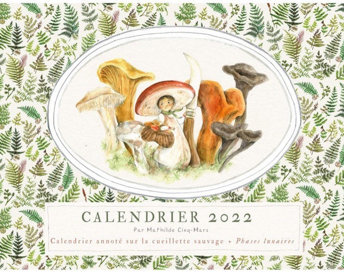 2022 Mathilde Cinq-mars Family Calendar Large Calendar on Foraging ...