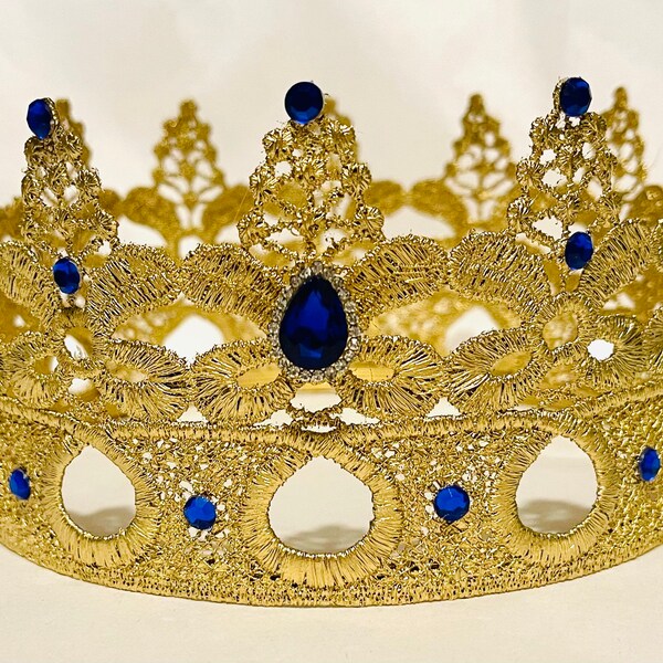 Royal Blue King Crown - Etsy