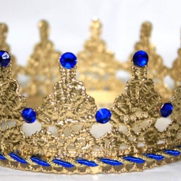 Royal Blue Crown - Etsy