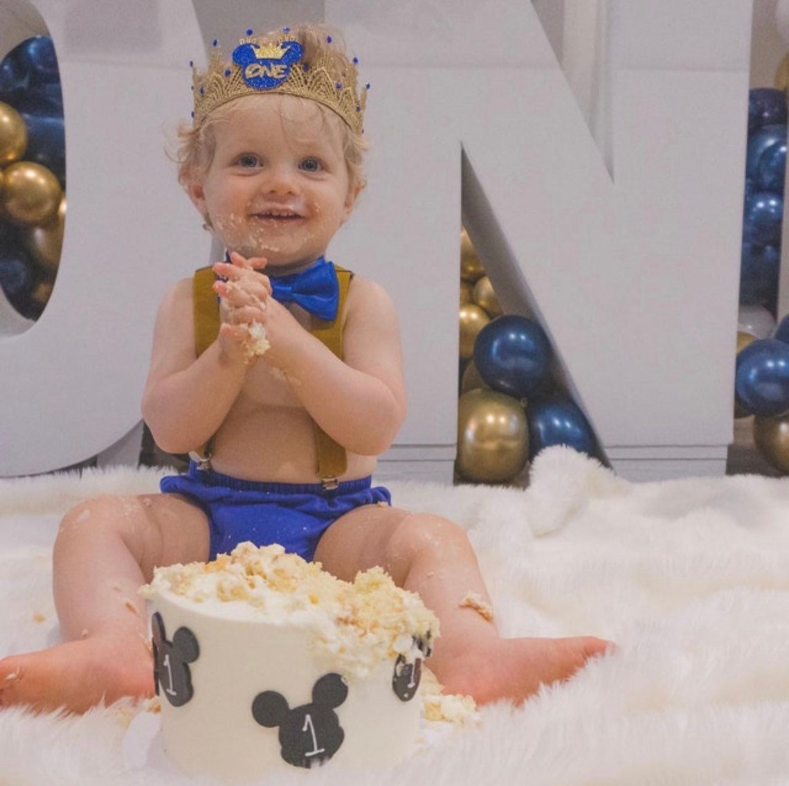 New / Mickey Prince First Birthday/ Prince First Birthday / | Etsy