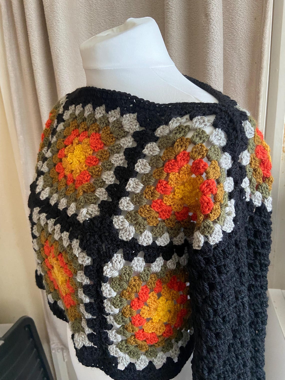 Handmade Granny Square Jumper - Etsy