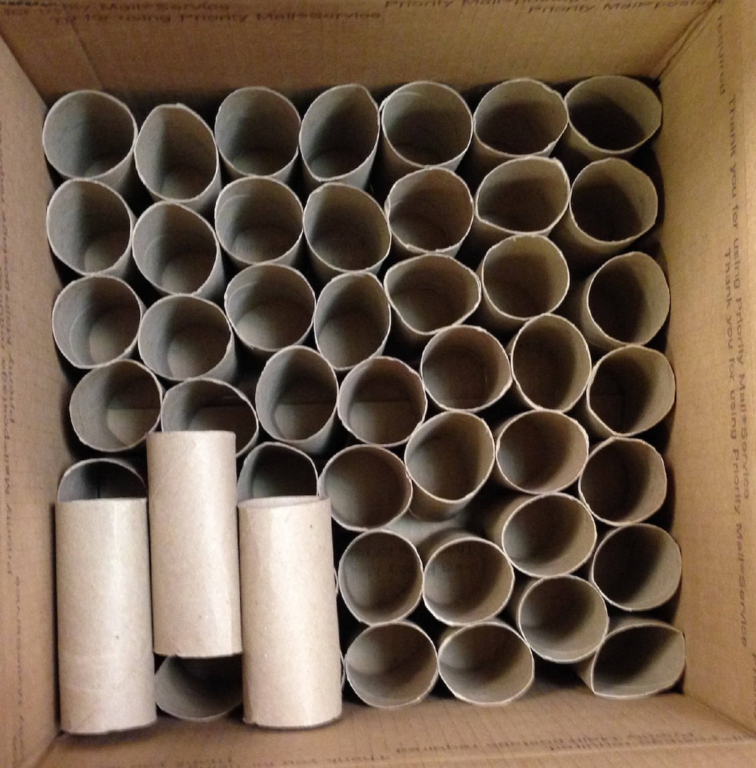 50 Cardboard Tube Empty Toilet Paper Rolls for Crafts. - Etsy