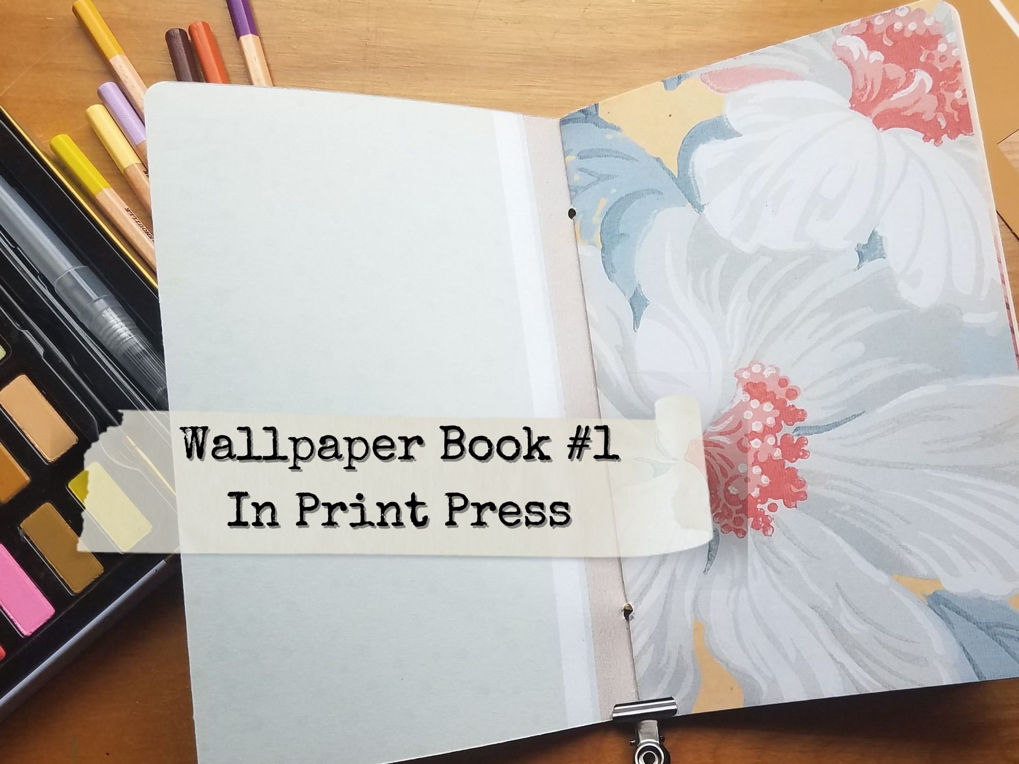 Wallpaper Book Journal Kit 1 Printable Vintage Wallpaper - Etsy