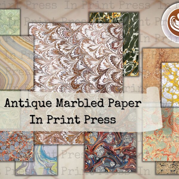Marbled Paper - Etsy