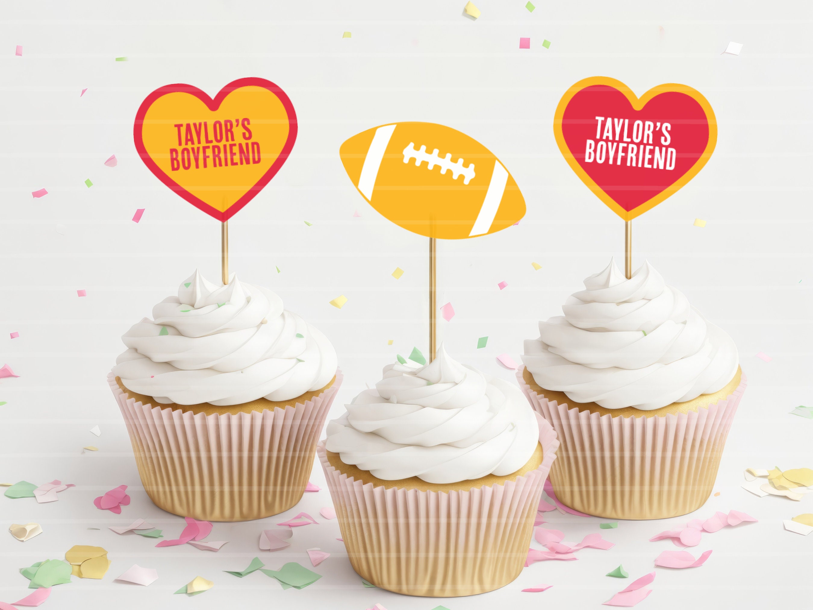 2025 Super Big Game Cake Toppers, Printable Taylor Food Toppers ...