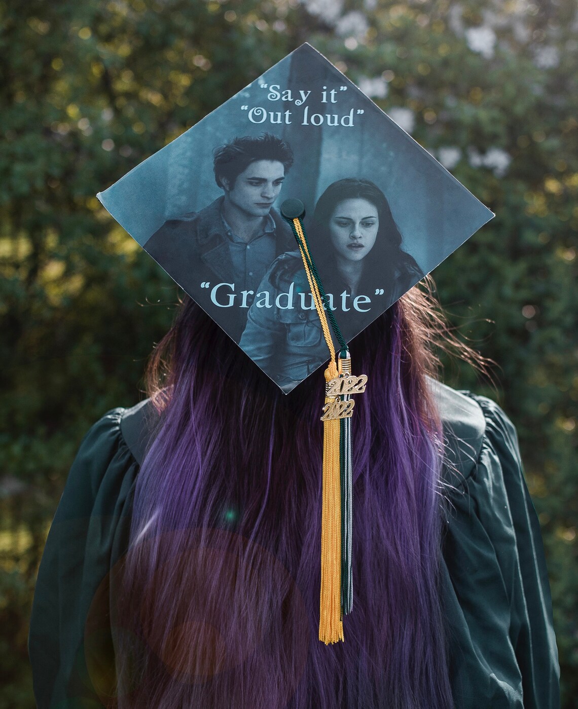Printable Twilight Graduation Cap Cover & Decoration Edward - Etsy