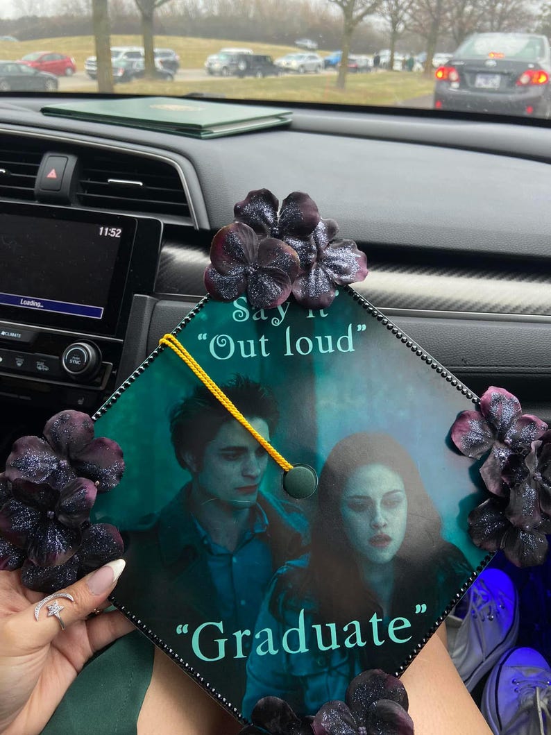 Printable Twilight Graduation Cap Cover & Decoration - Etsy