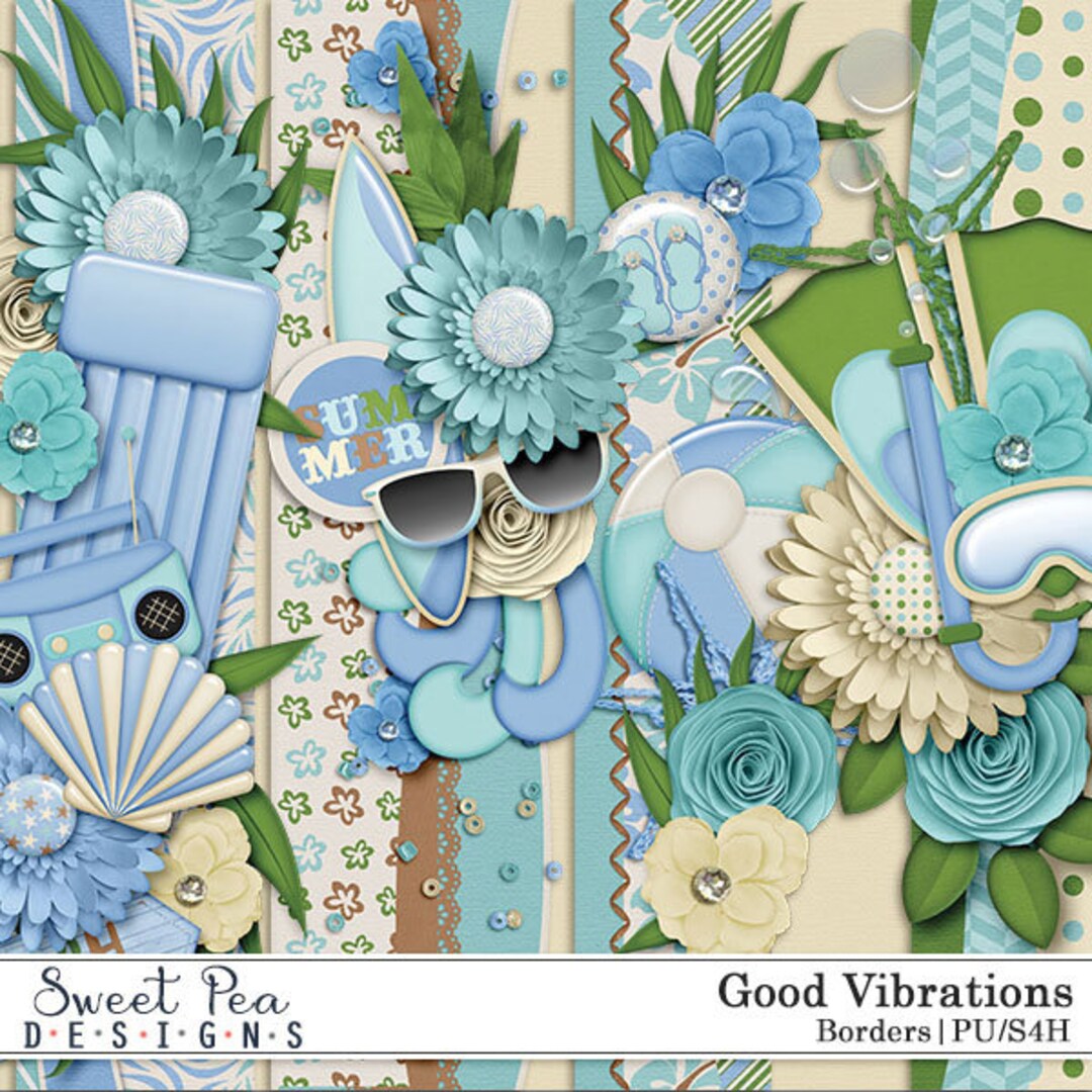 Good Vibrations Borders - Etsy