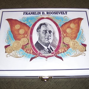 Franklin D. Roosevelt Cigar Box - Etsy