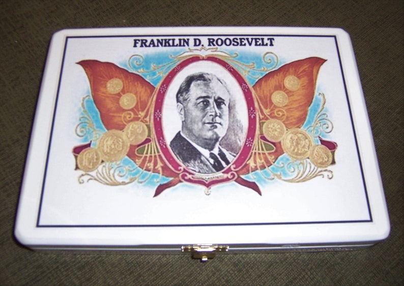 Franklin D. Roosevelt Cigar Box - Etsy